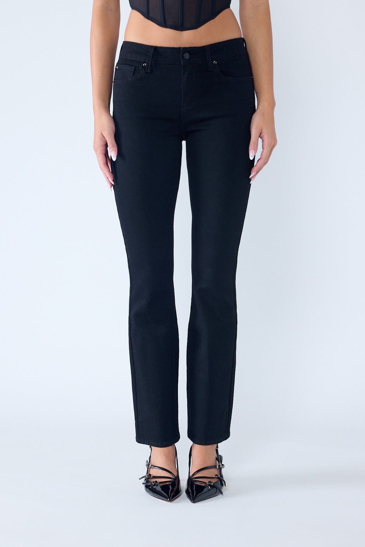Mid Rise Tacking Detailed Bootcut Jeans – Shop ENJEAN